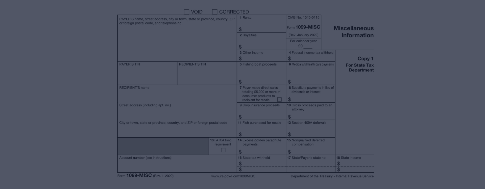 IRS Form 1099 (2023) ᐉ Printable 1099-MISC Tax Form: Free Fillable PDF ...